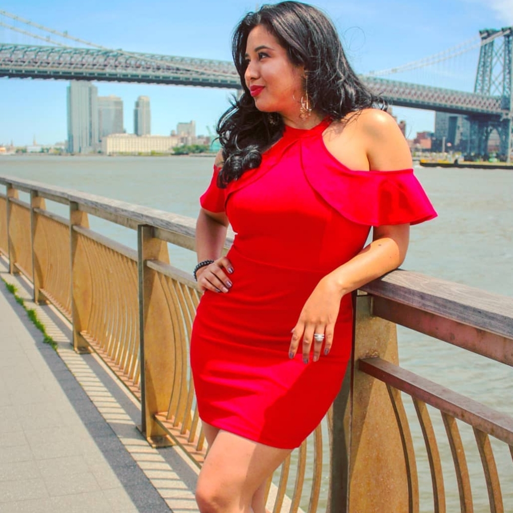 Lulus Red Dress - Gem